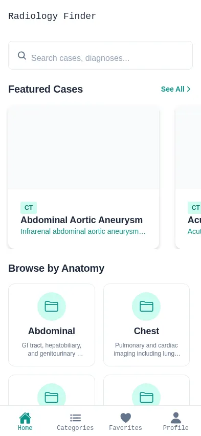 Radiology Finder