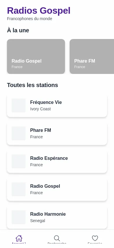 Radios Gospel Francophones