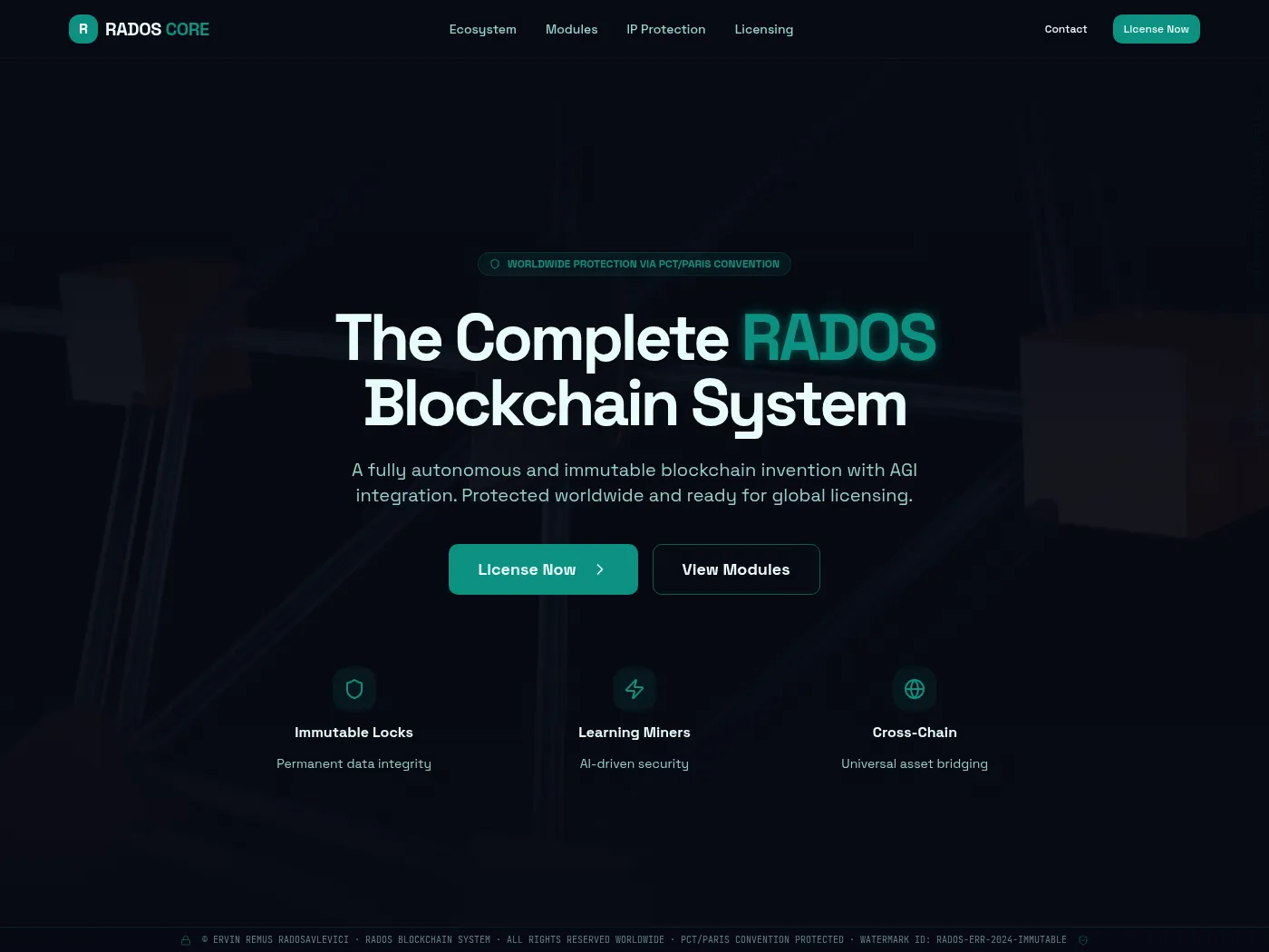 RADOS Blockchain System