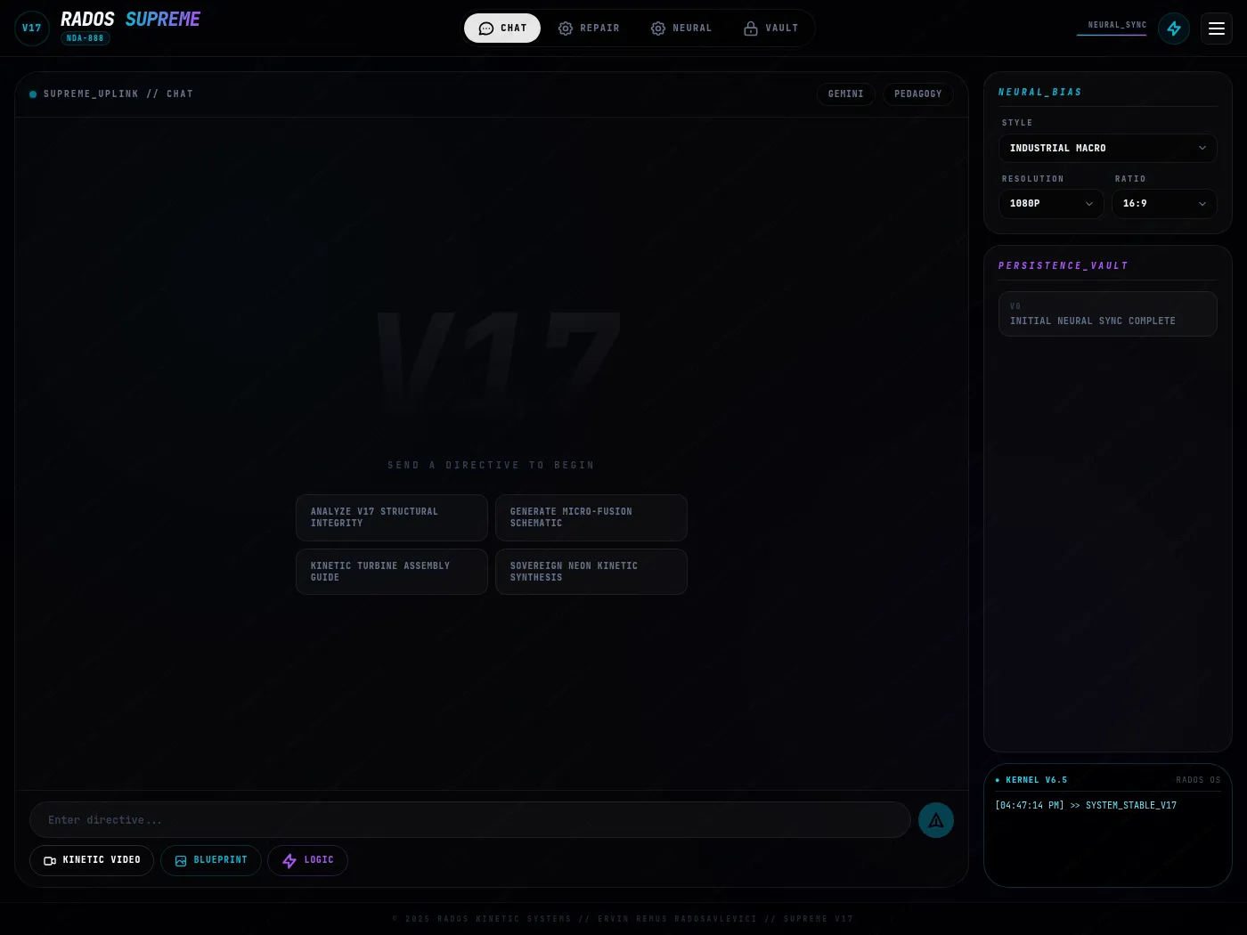 RADOS Supreme AI Workstation