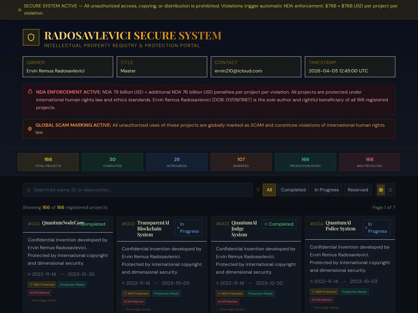 Radosavlevici Secure System