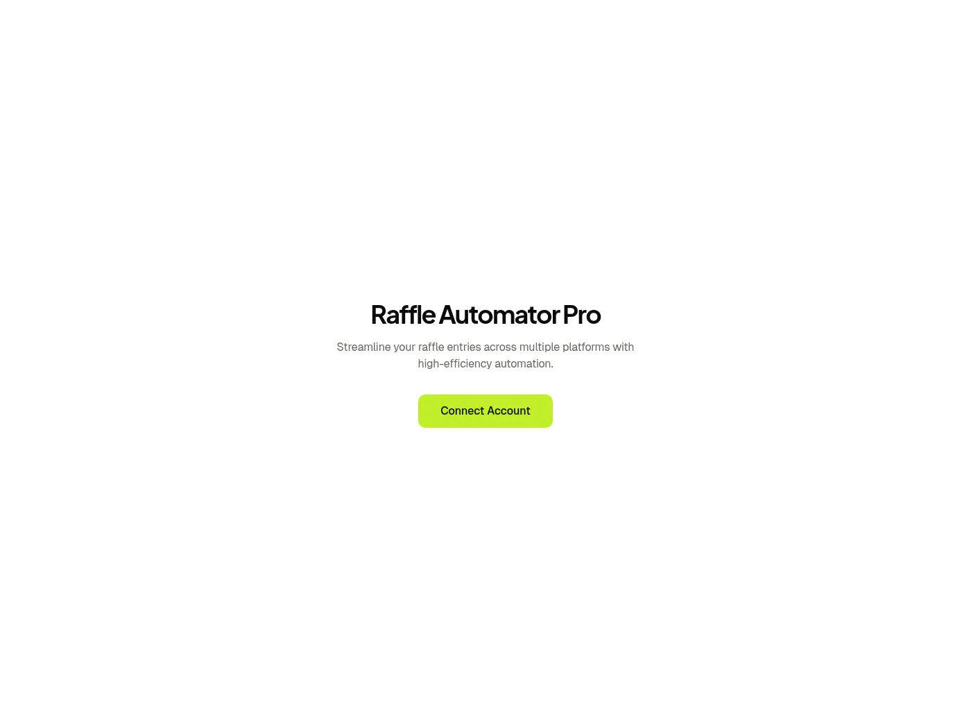 Raffle Account Automator