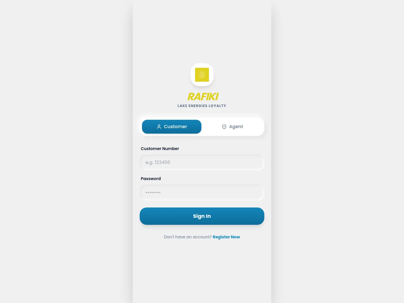 Rafiki Loyalty Web App