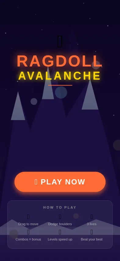 Ragdoll Avalanche Game