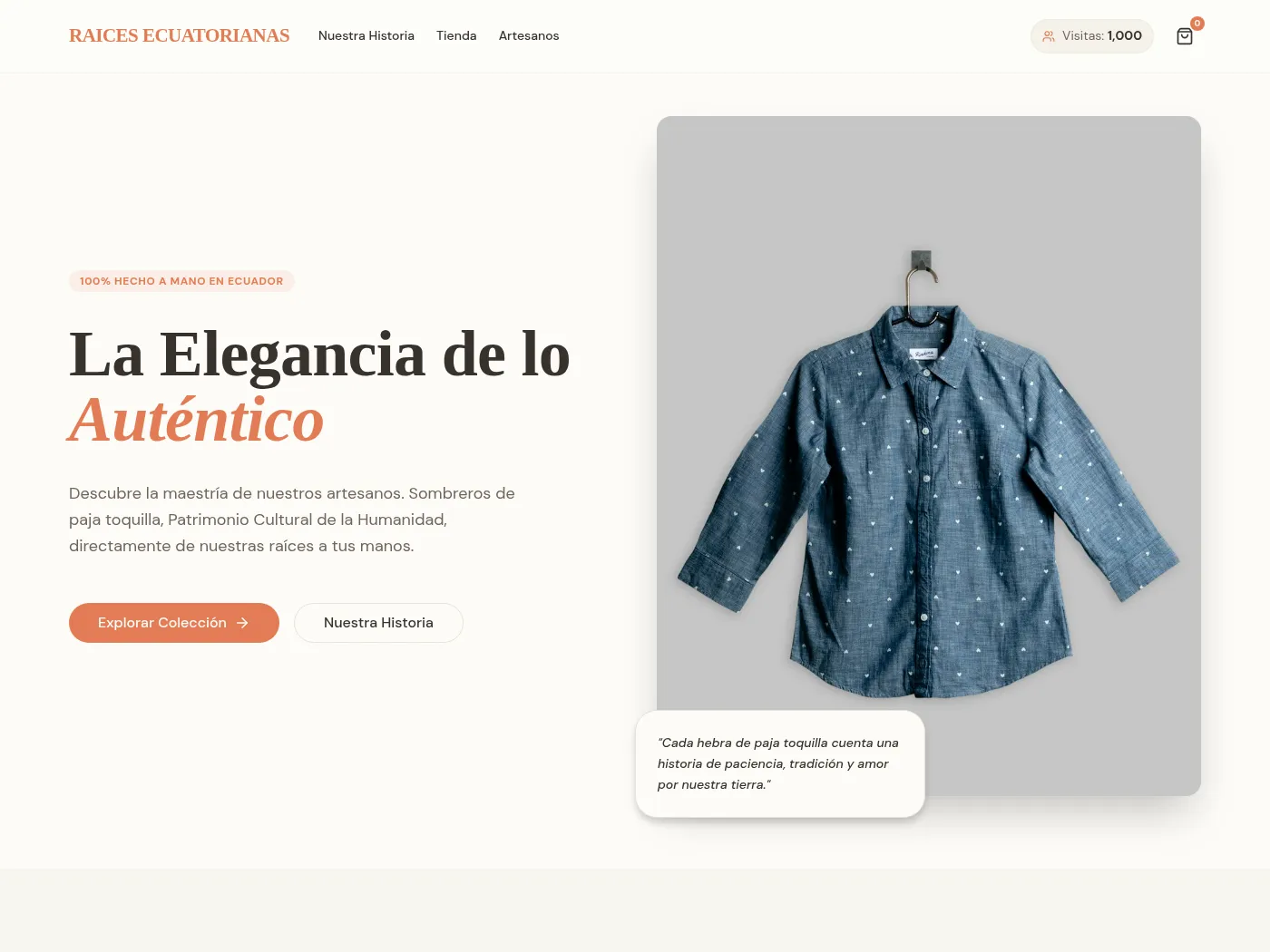 Raices Ecuatorianas Shop