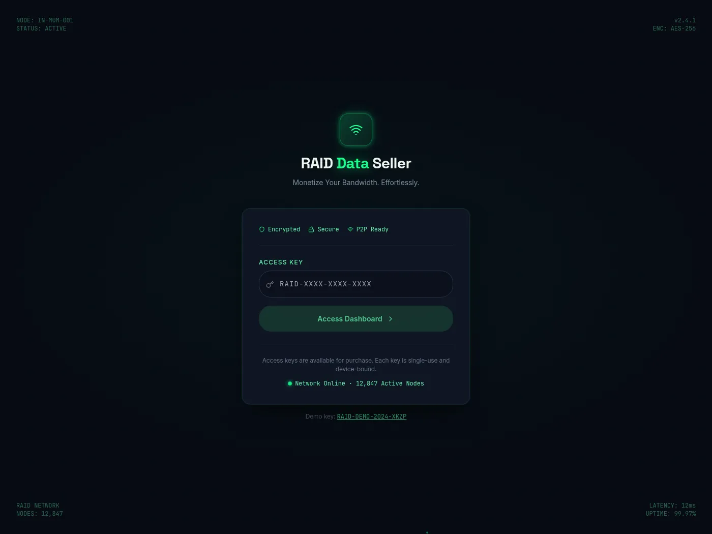 RAID Data Seller