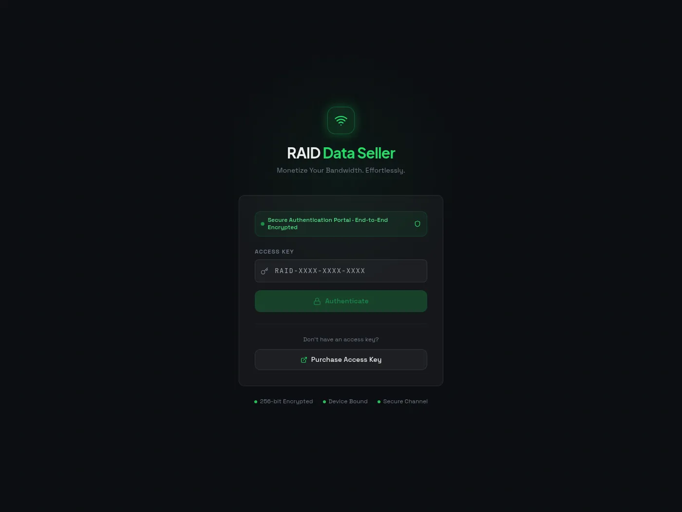RAID Data Seller
