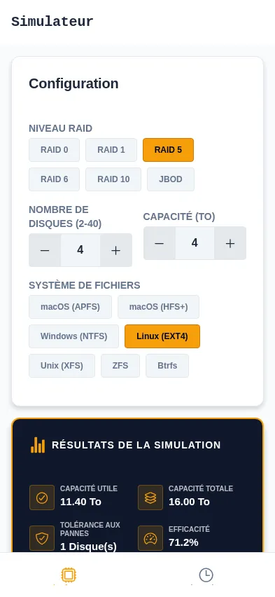RAID Simulator Pro