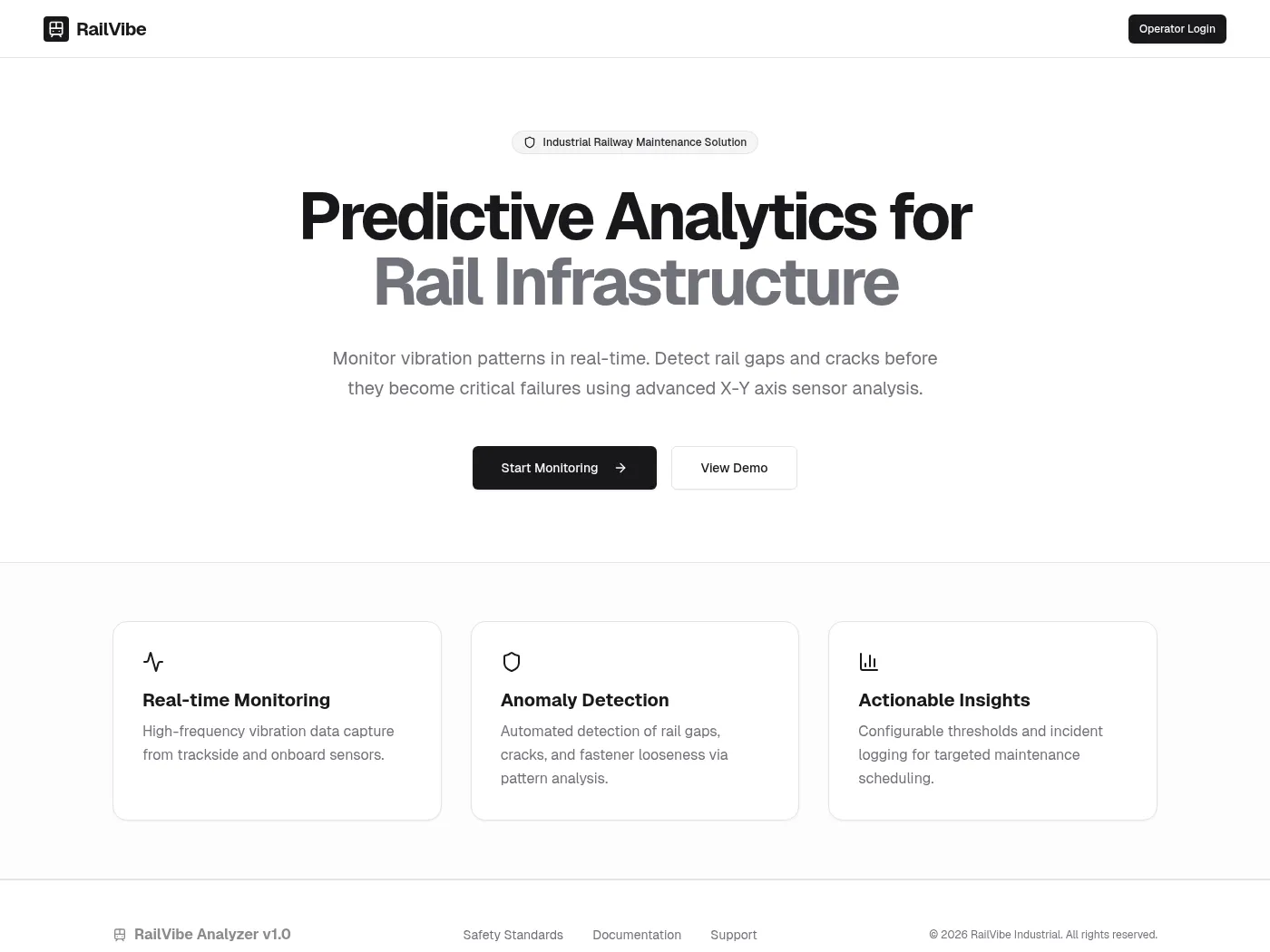 RailVibe Analyzer