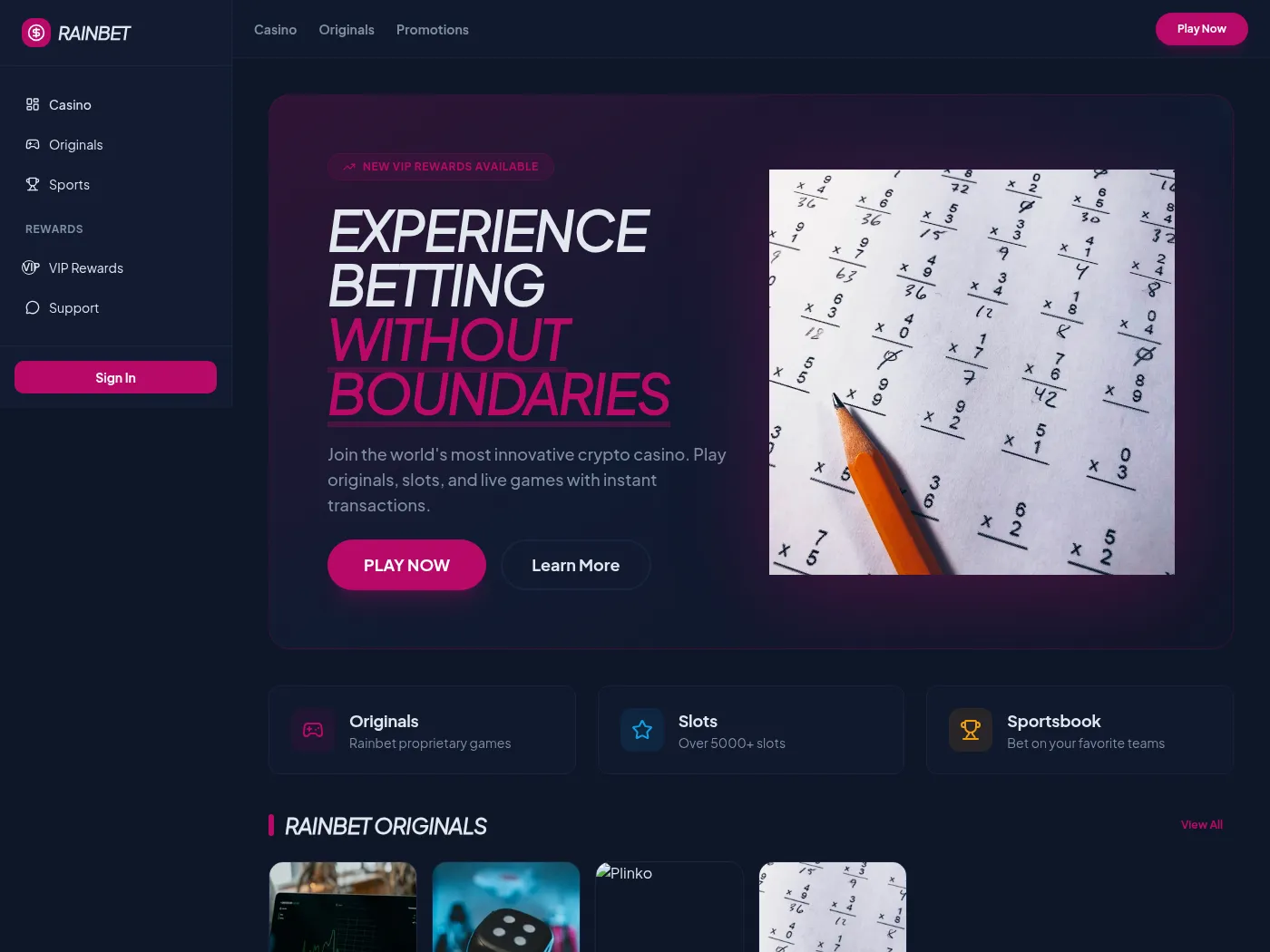 RainBet Clone Launch