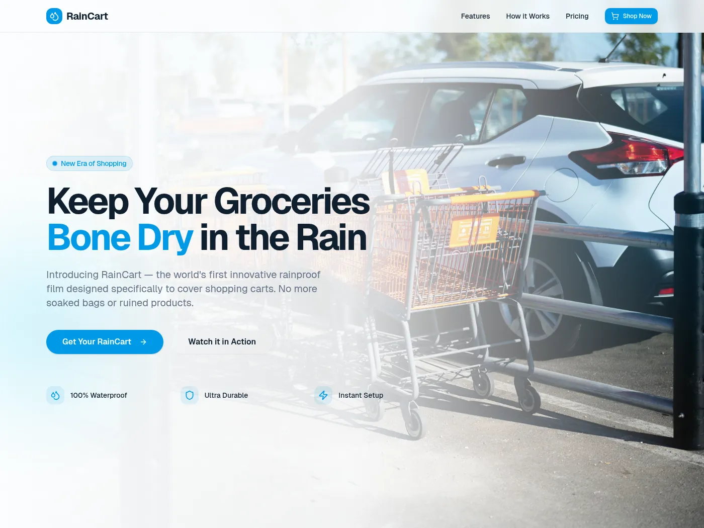 RainCart Cover Portal