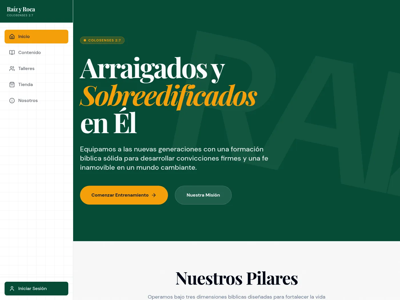Raíz y Roca Hub