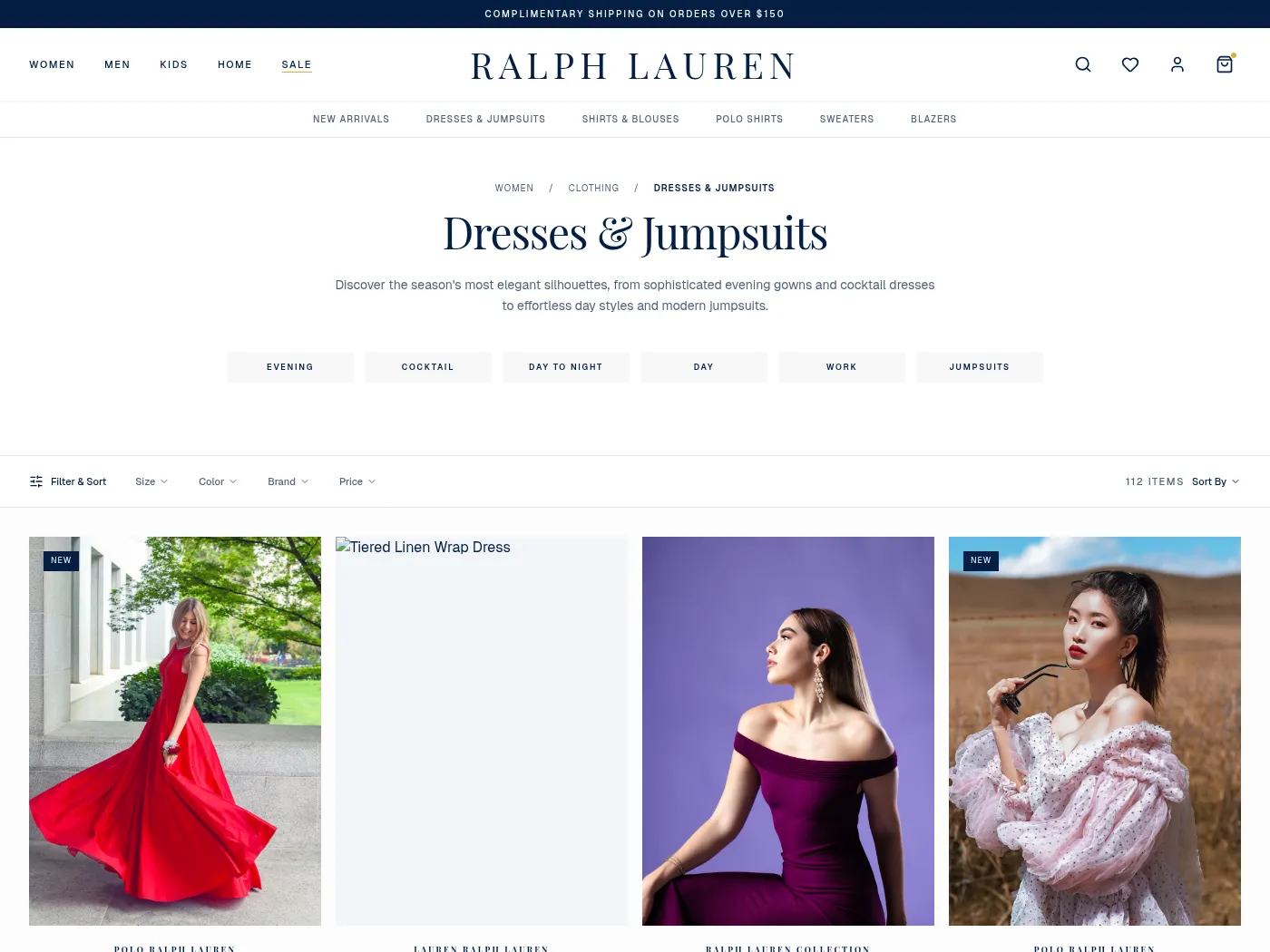 Ralph Lauren Dress Clone
