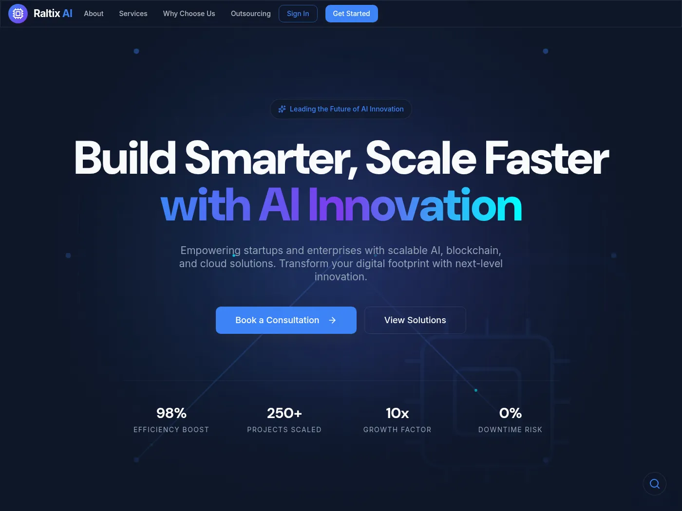 Raltix AI Innovation Site