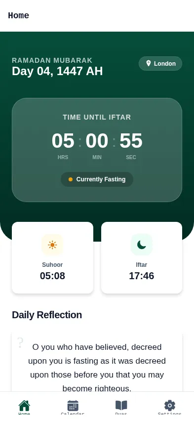 Ramadan 2026 App