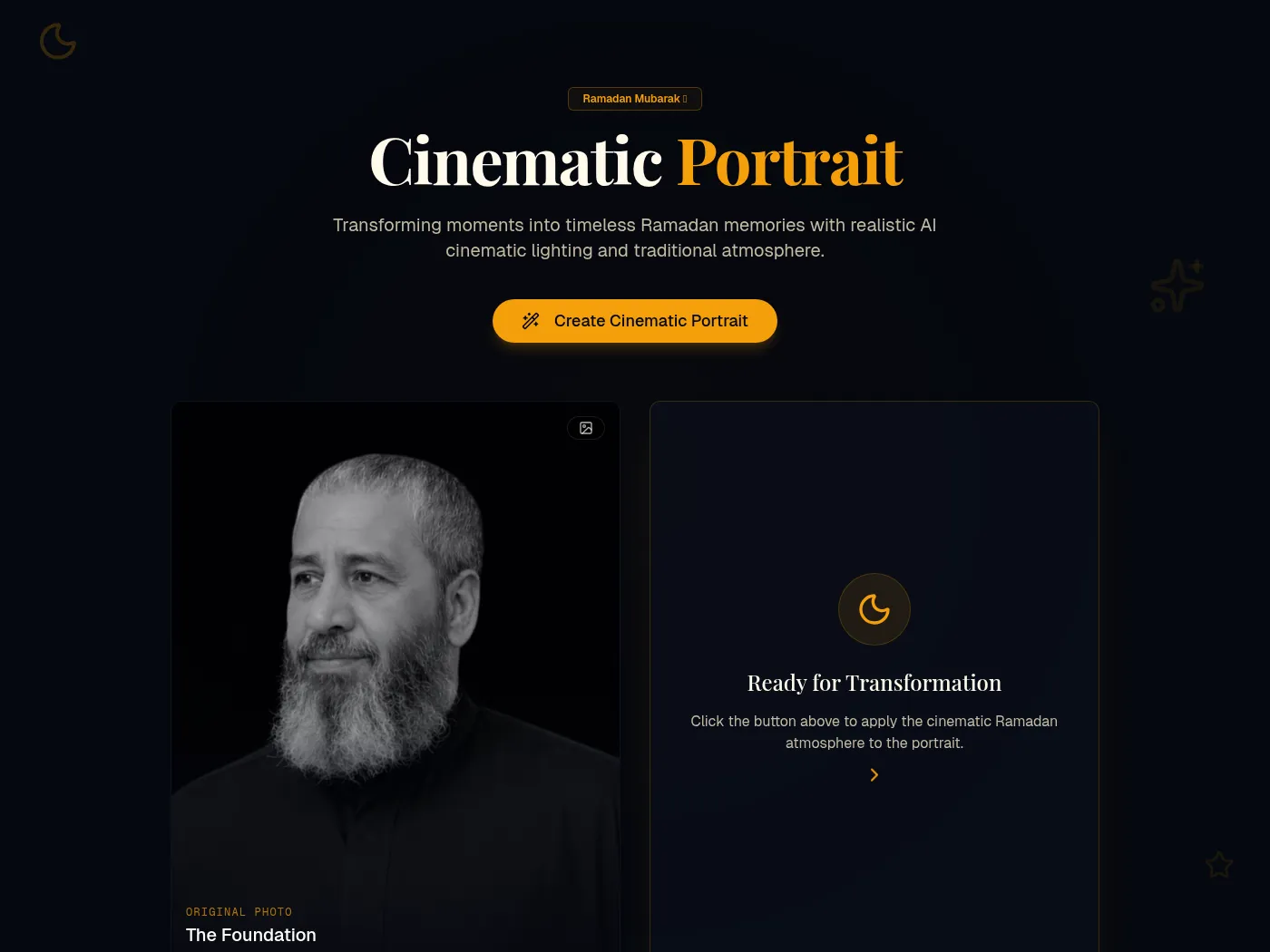Ramadan Cinematic Portrait