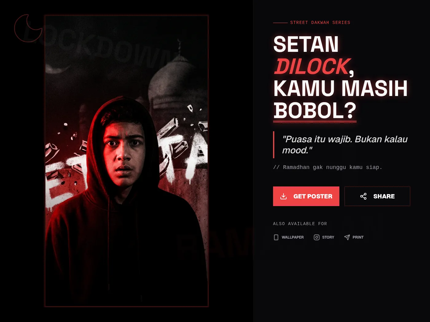 Locked Demon Poster