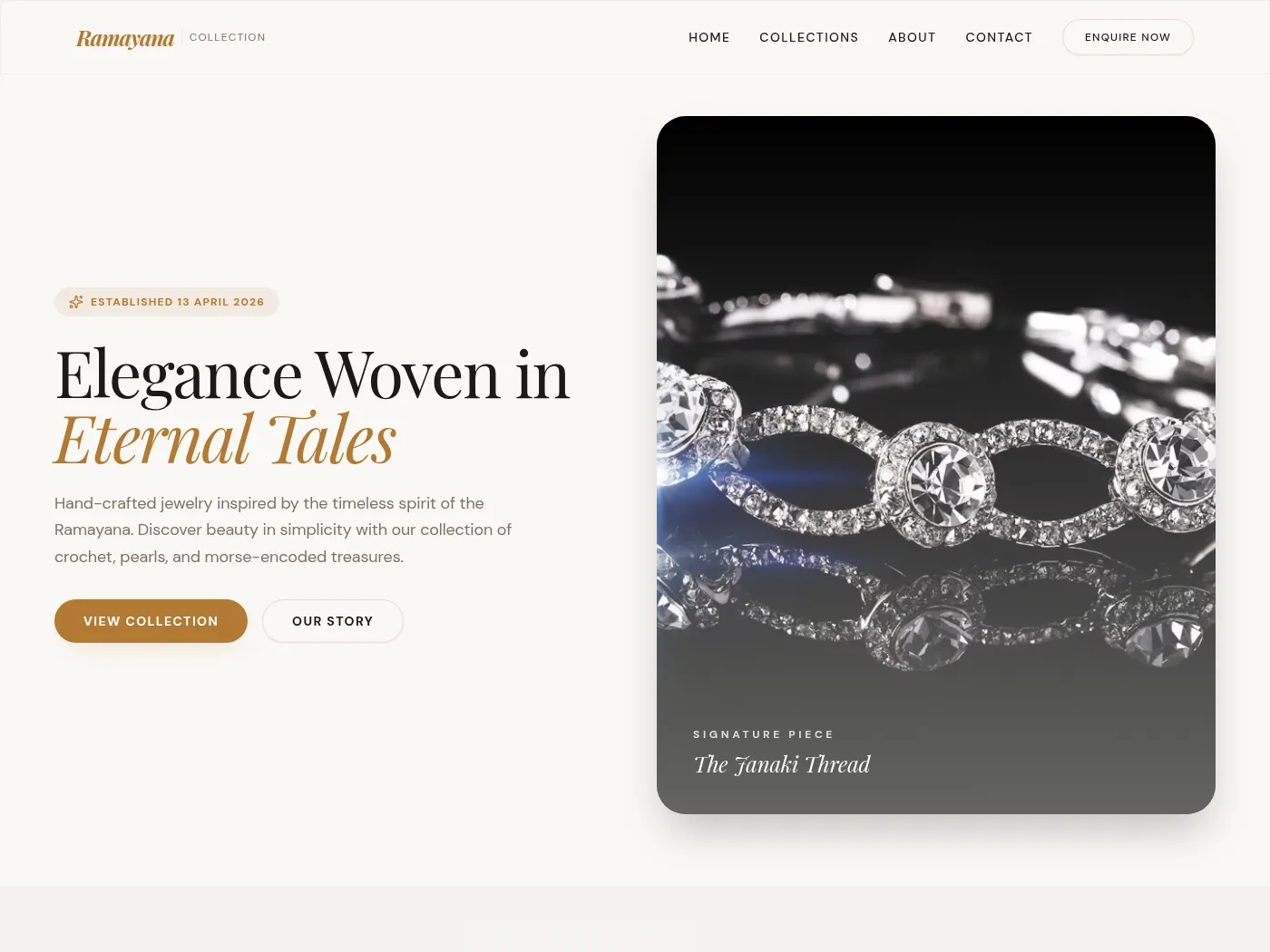 Ramayana Jewelry Collection