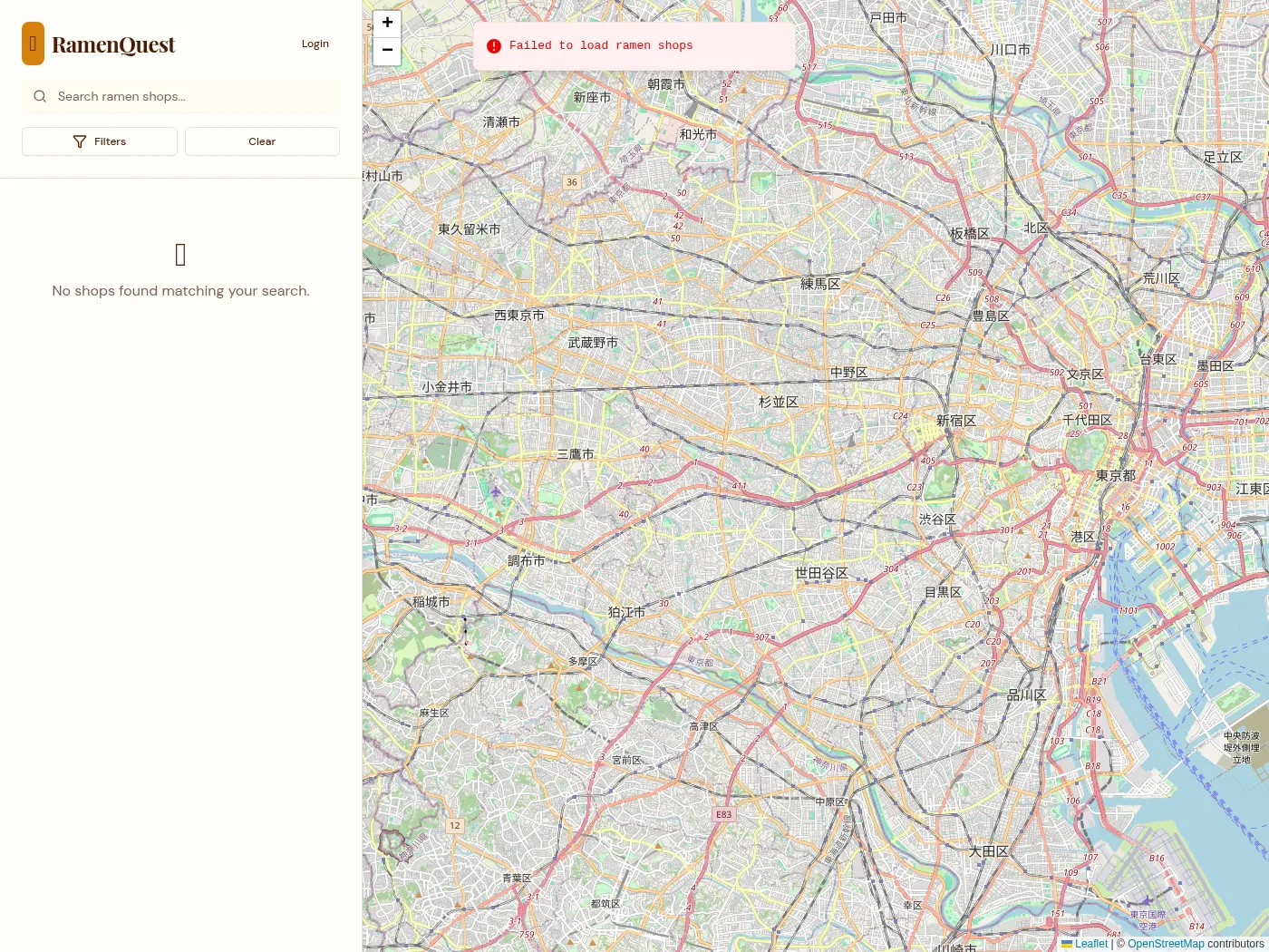 Ramen Shop Locator