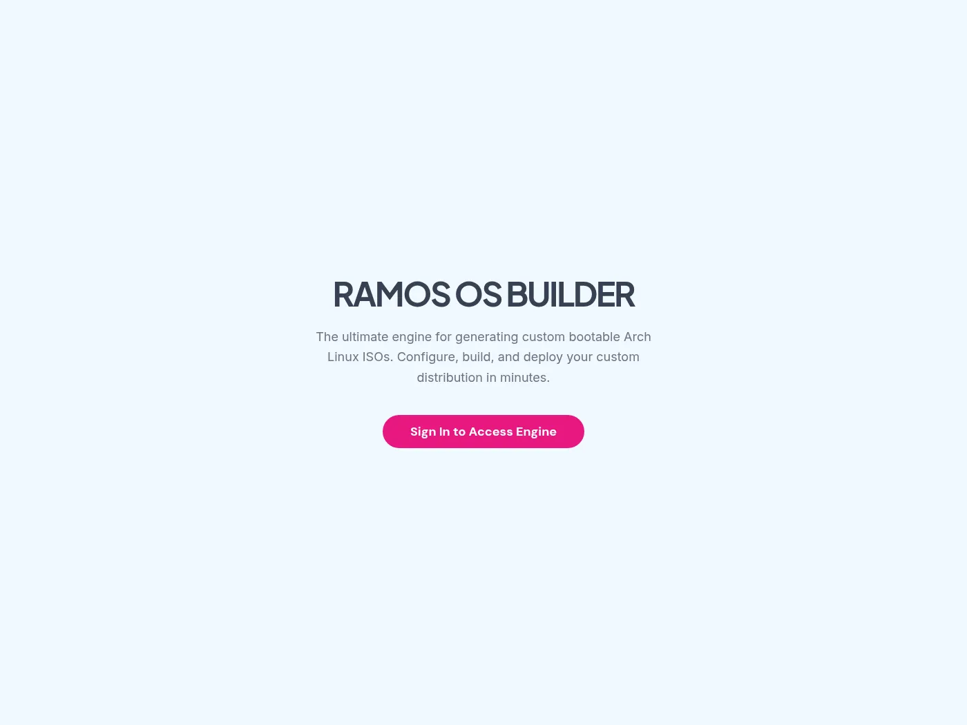Ramos OS Builder