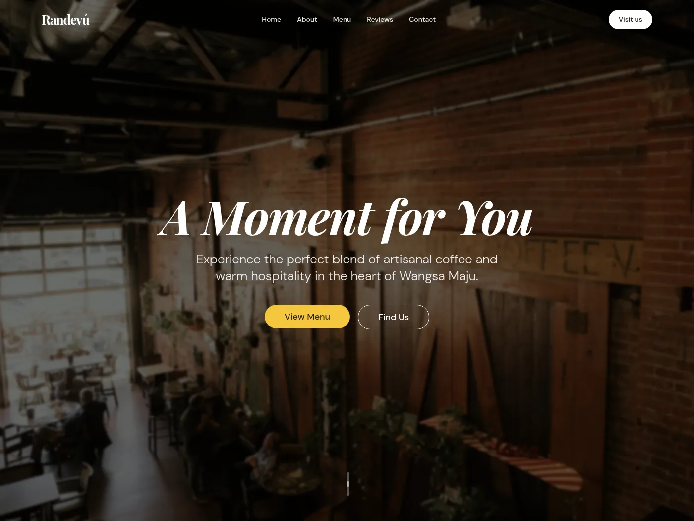 Randevú Coffee Website
