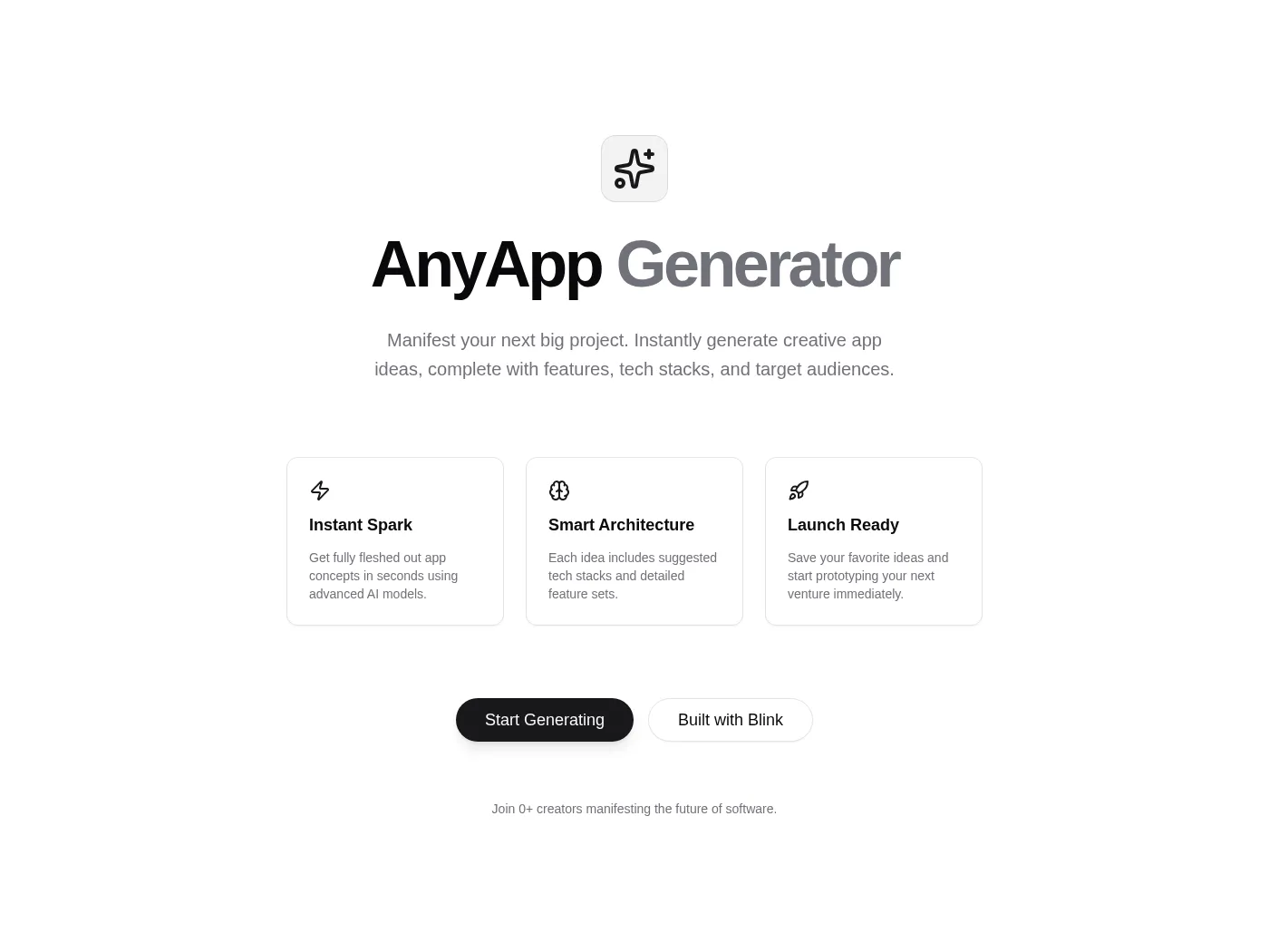 AnyApp Generator