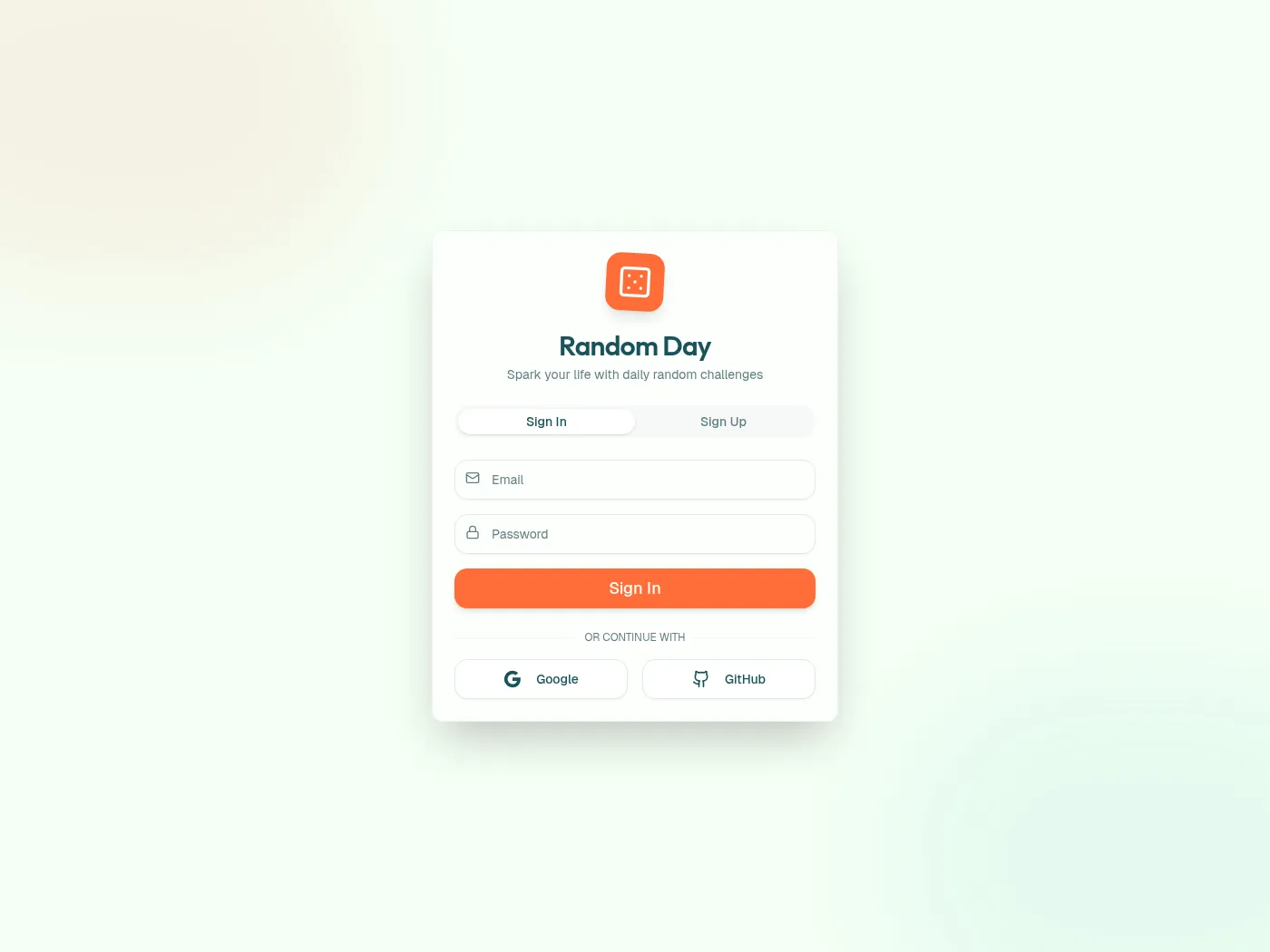 Random Day Challenge