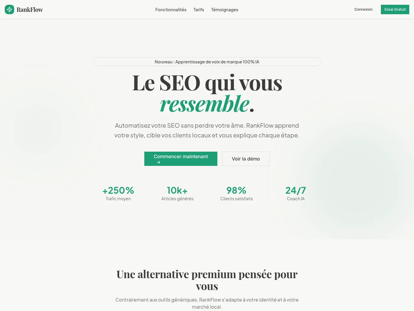 RankFlow SEO Platform