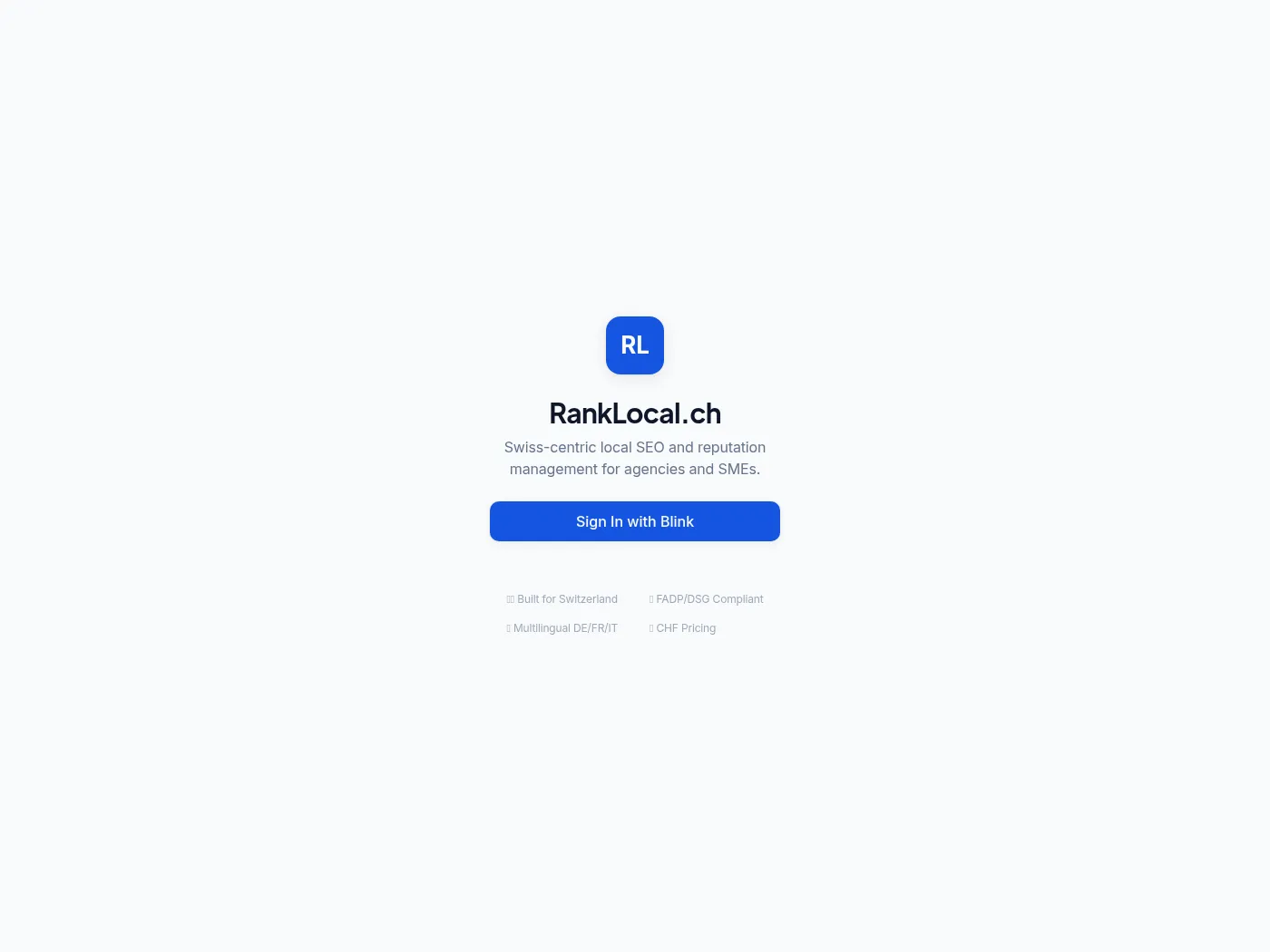 RankLocal.ch SEO Suite