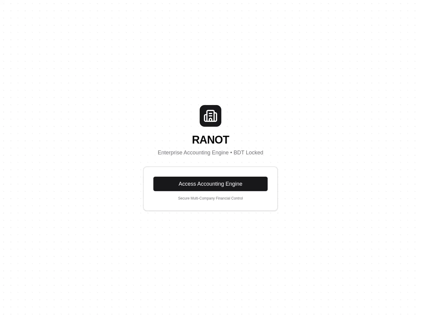 RANOT Accounting Engine