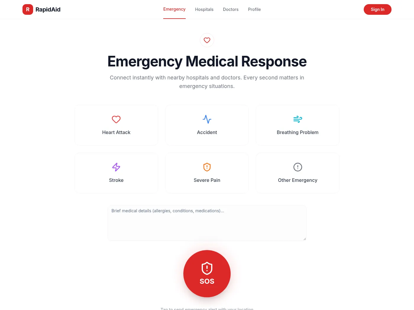 RapidAid – Smart Emergency Medical Bridge (Remix)