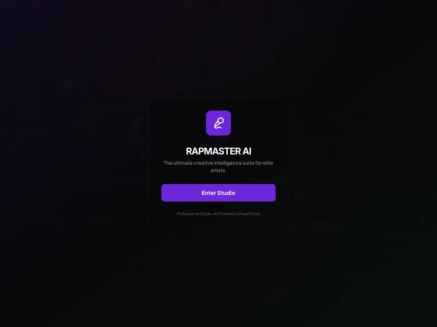 RapMaster AI Studio