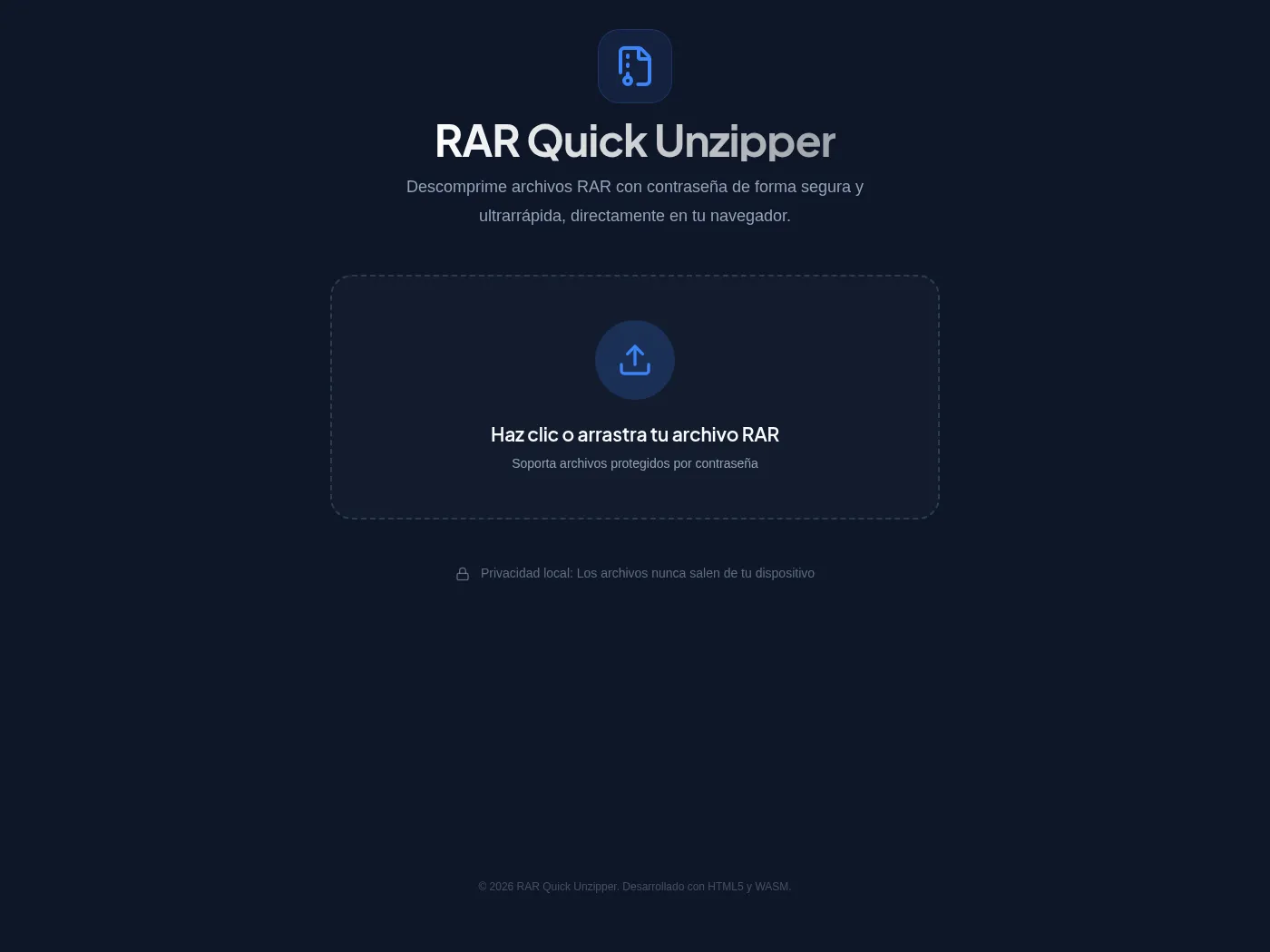 RAR Quick Unzipper