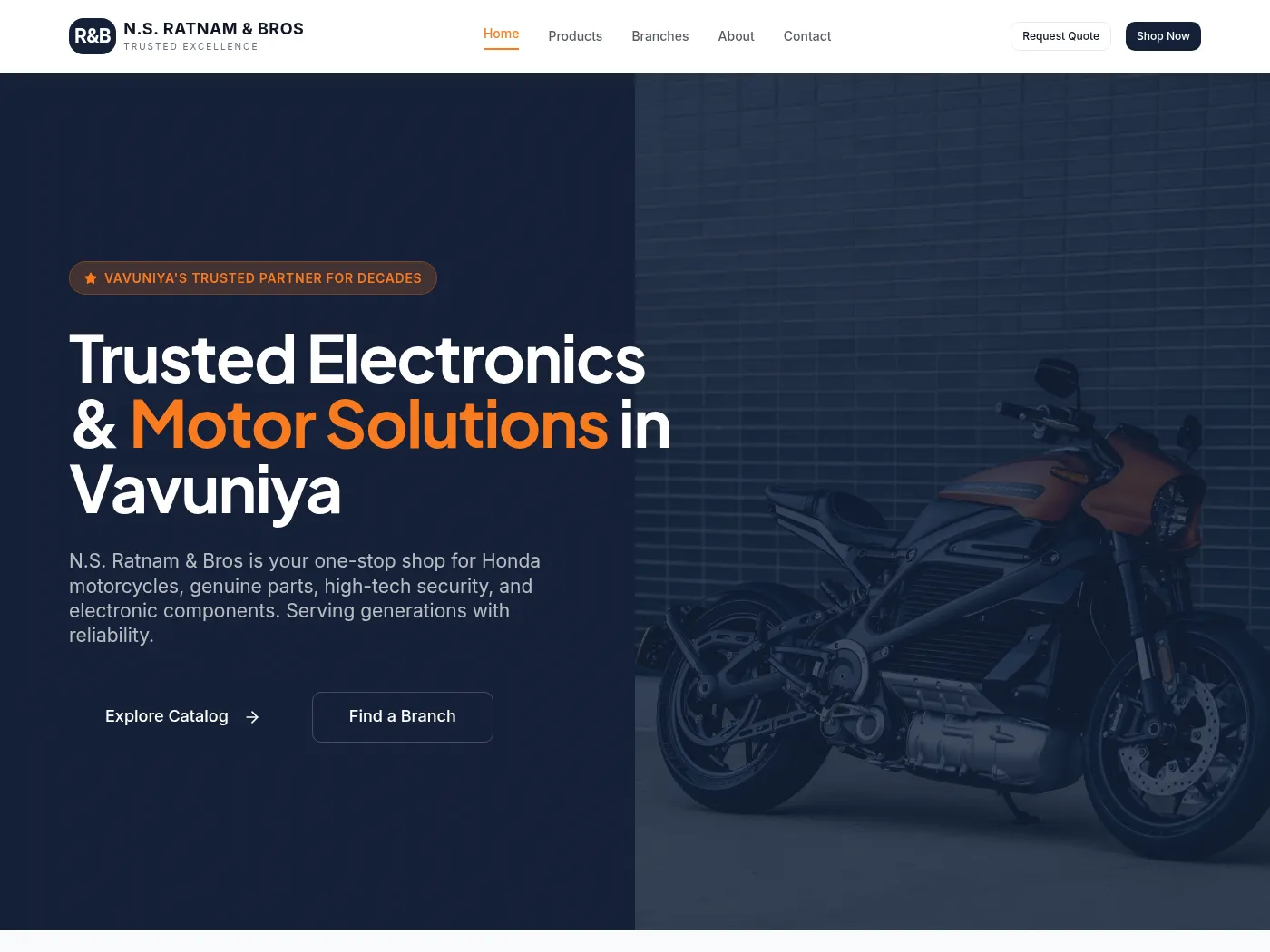 Ratnam & Bros Portfolio
