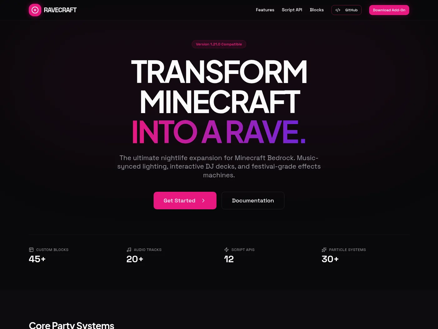 RaveCraft Nightlife Expansion