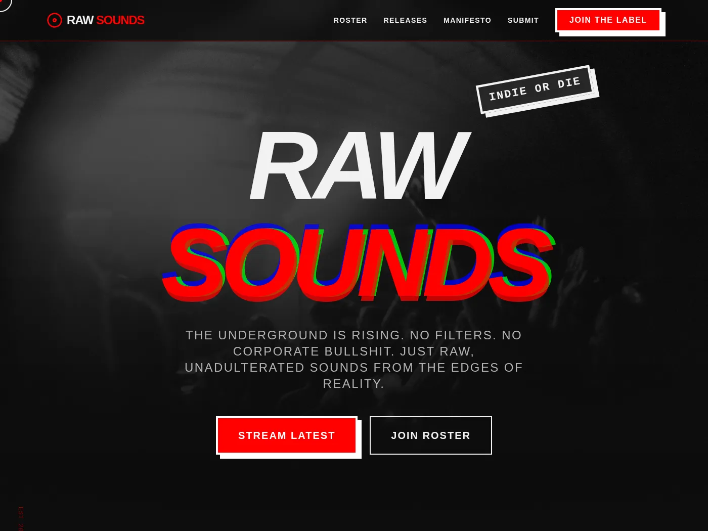 Raw Sounds Landing