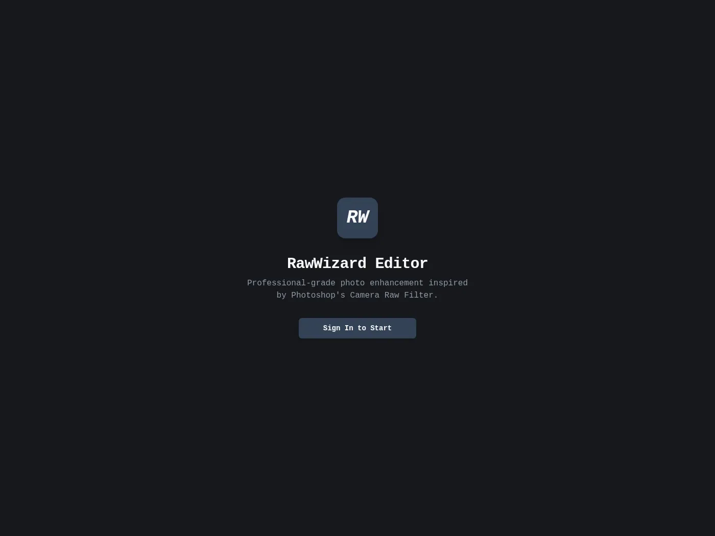 RawWizard Editor