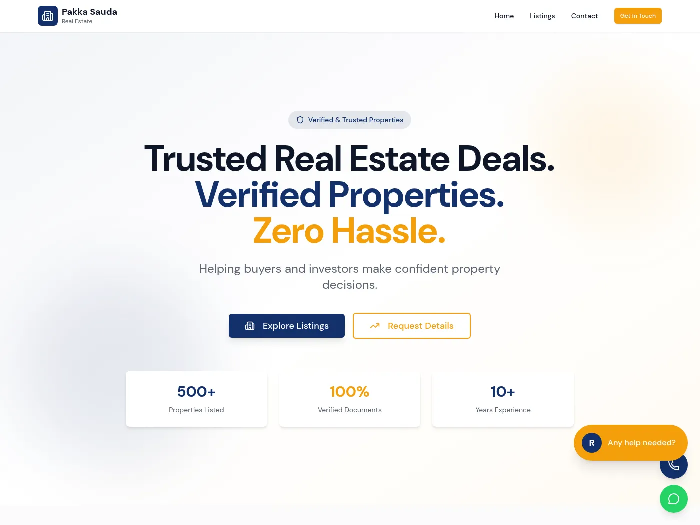 Ray Real Estate Website