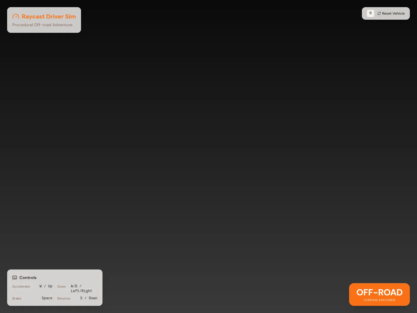Raycast Driver Simulator