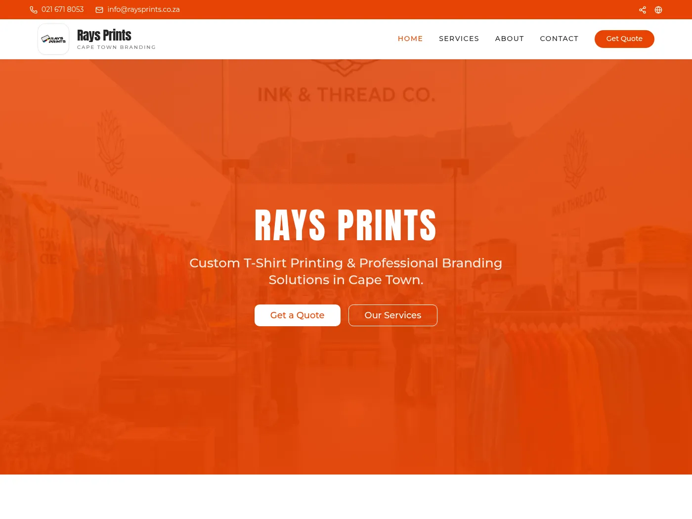 Raysprints Storefront