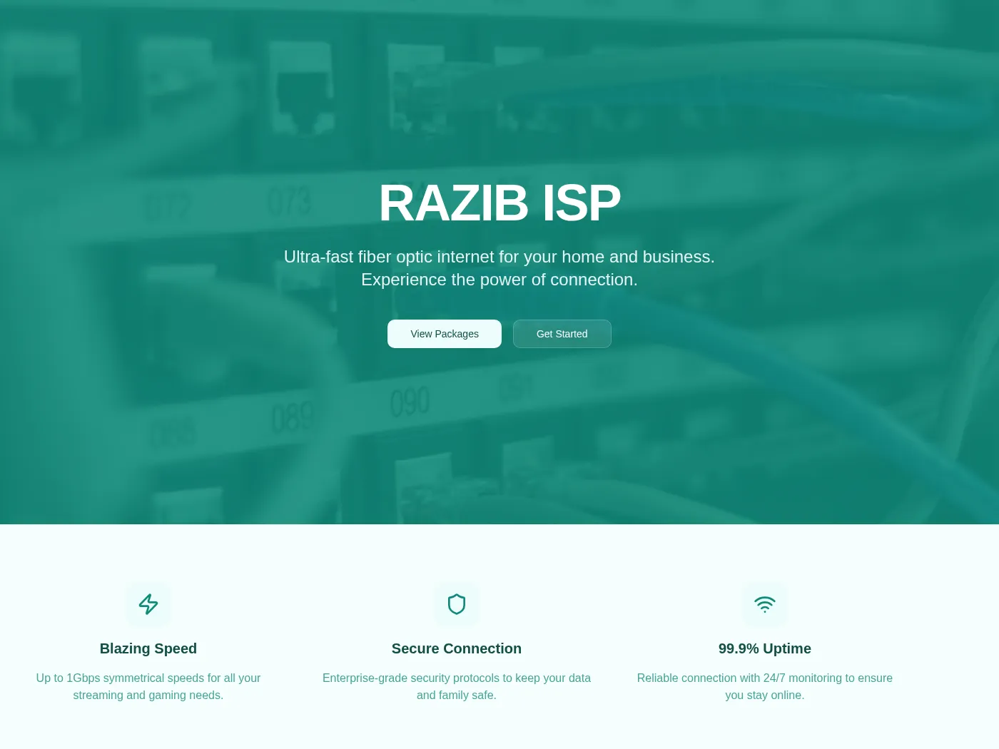RAZIB ISP Portal