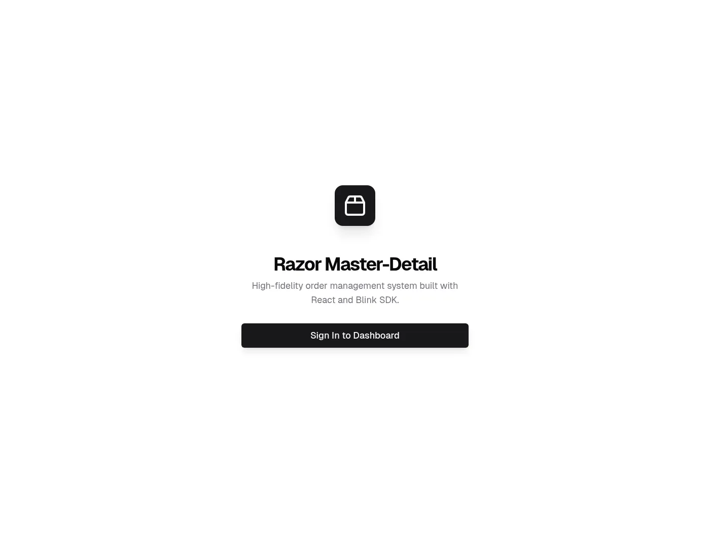 Razor Master-Detail Form