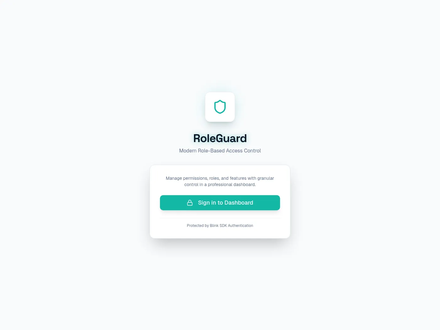 RoleGuard Dashboard