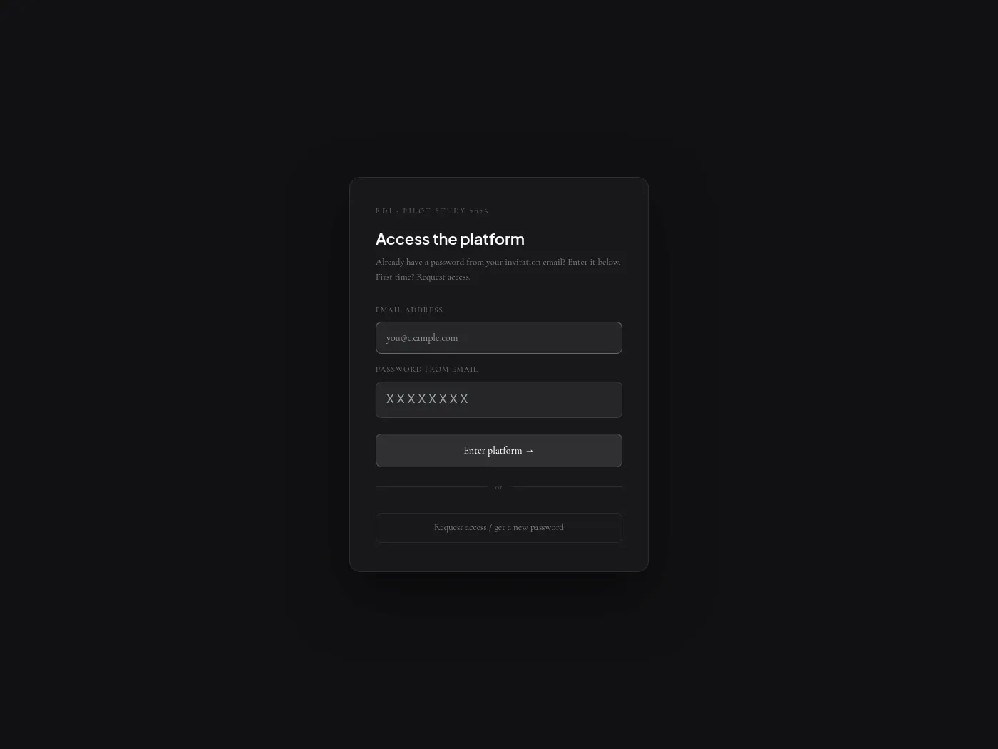 RDI Pilot Cohort Page