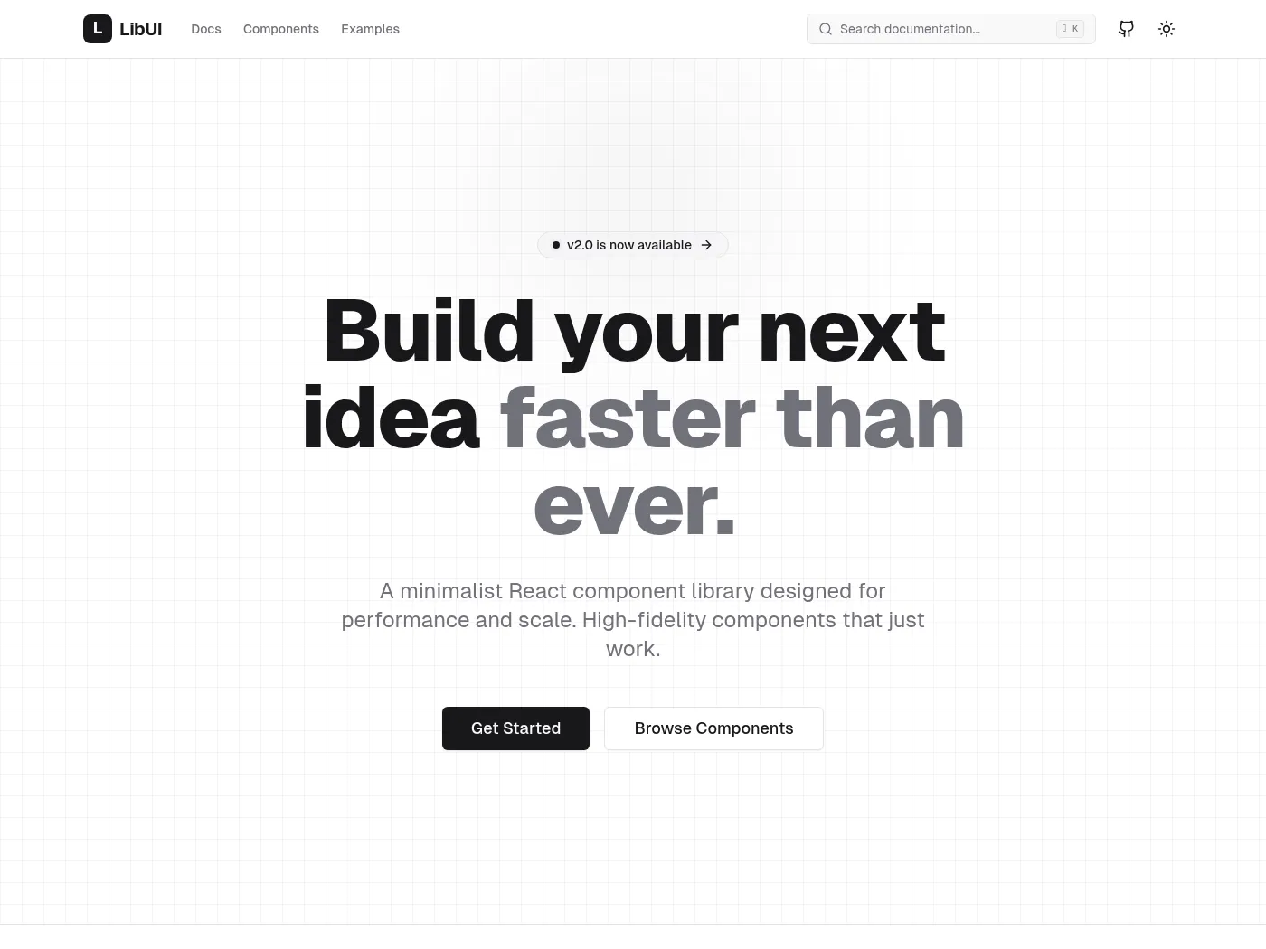 React Library Frontend