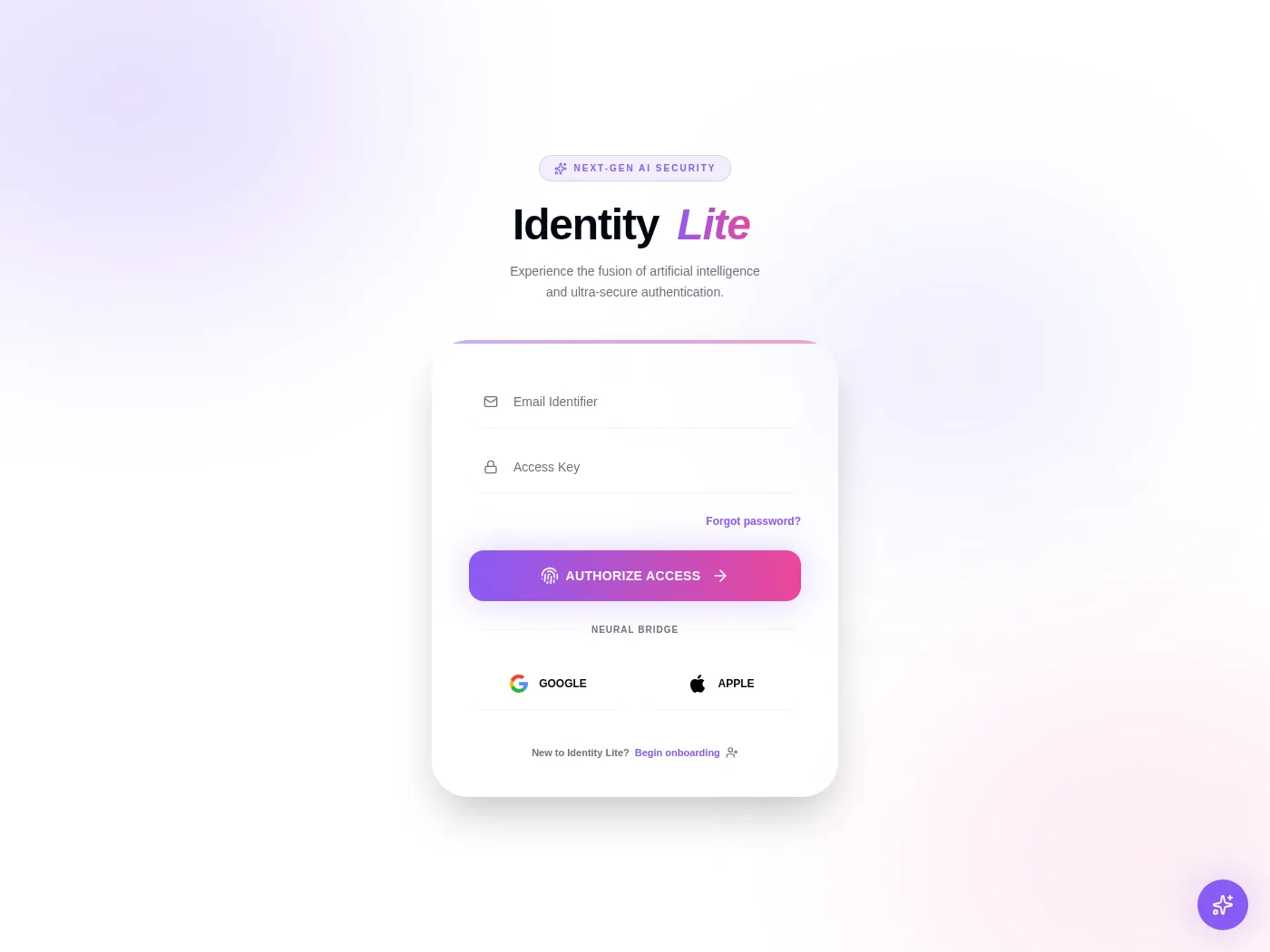 React Login Lite