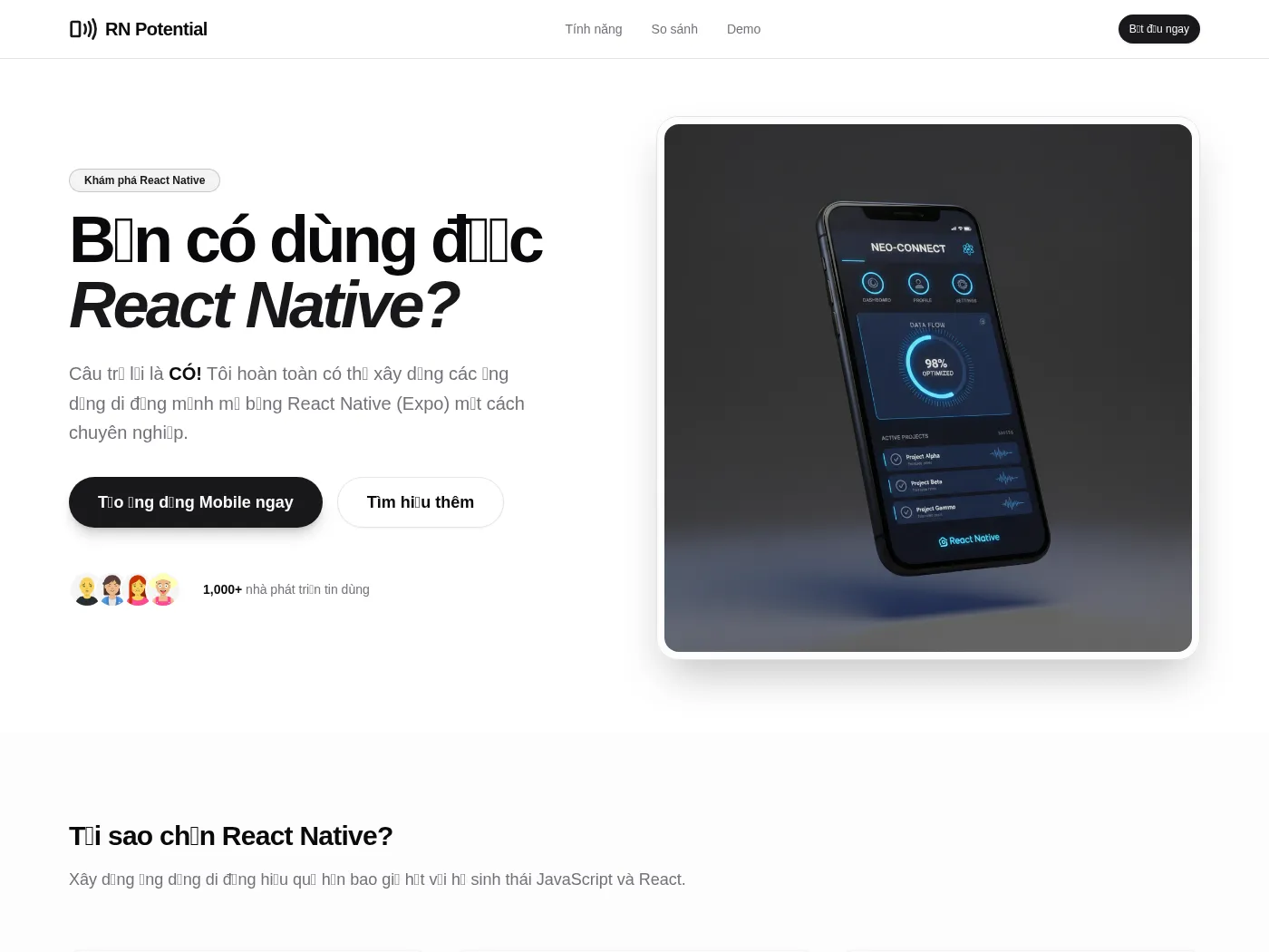 React Native Potential