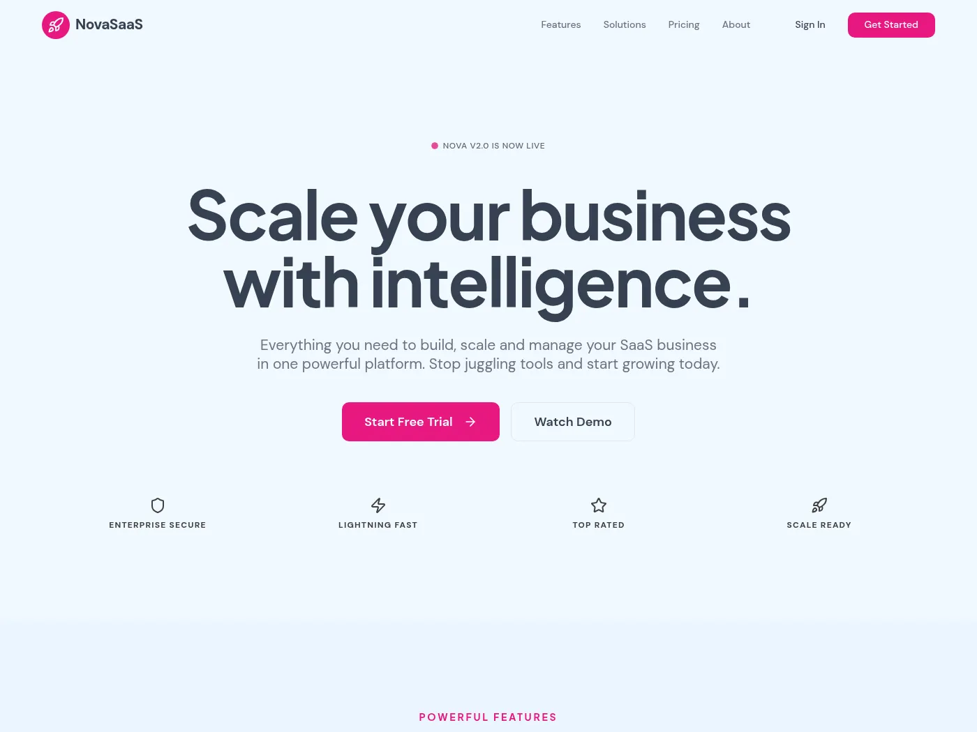 React Responsive Website
