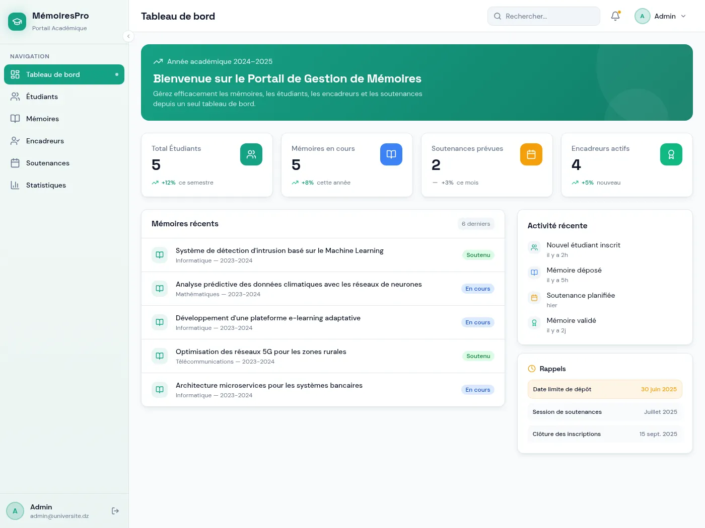 Slick React Web Portal