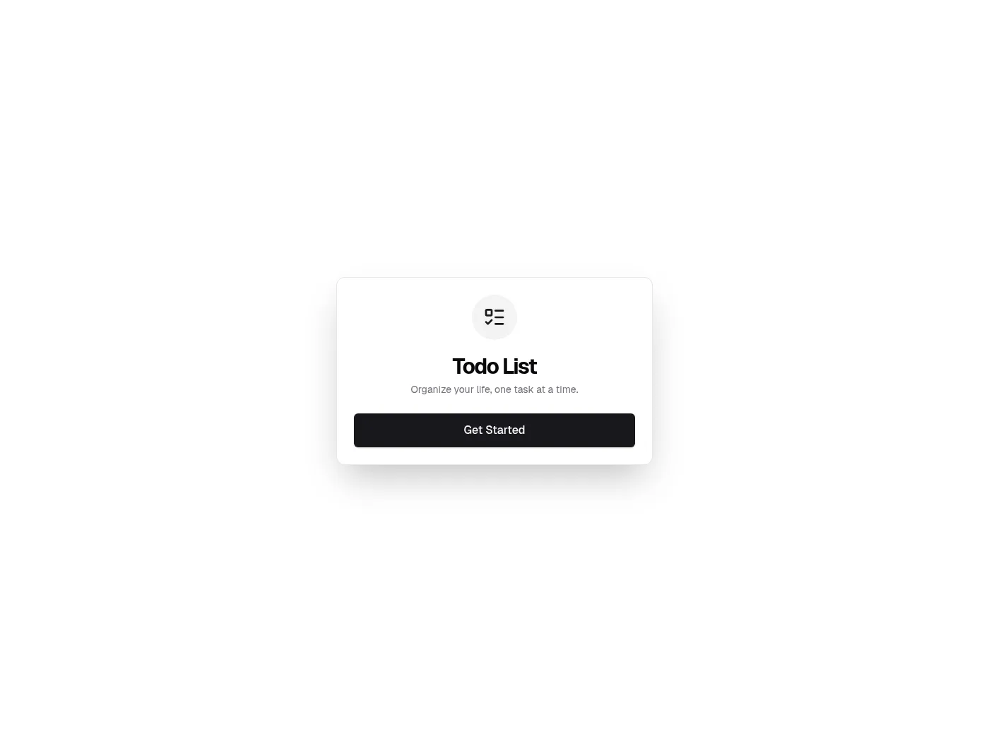 React Todo List